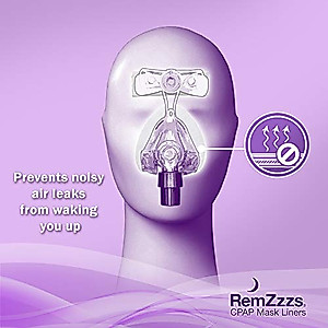 RemZzzs Nasal Cpap Mask Liners (10A-NXK) - Reduce Noisy Air Leaks and Painful Blisters - Cpap Supplies and Accessories - Compatible with Resmed and Fisher Paykel