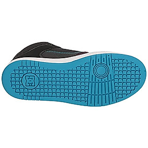 DC Women's Manteca 4 Mid High Top Casual Skate Shoe, Black/Multi, 9