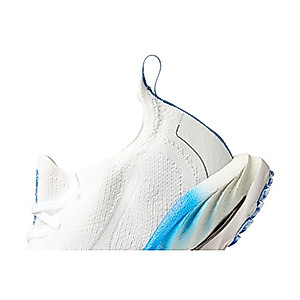 Mizuno Running Men's Wave Neo Wind Running Shoe, Undyed Wht-Peace Blue, 7.5