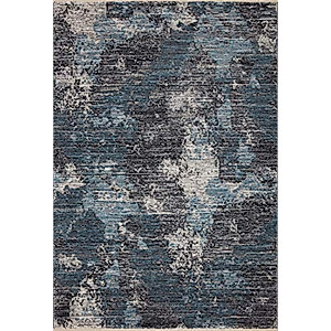 Loloi II Samra SAM-05 Dove / Sky Abstract Area Rug 11'-6" x 15'-7"