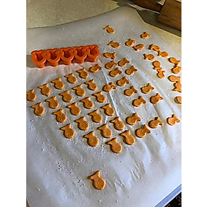 Mini Tiny Fish Cookie Cutter, Goldfish Cracker Multi x5 (2 Pack) - Fun, Baking, Dough, and Fondant Cutter For Kids, Baked Fish-Shaped Maker