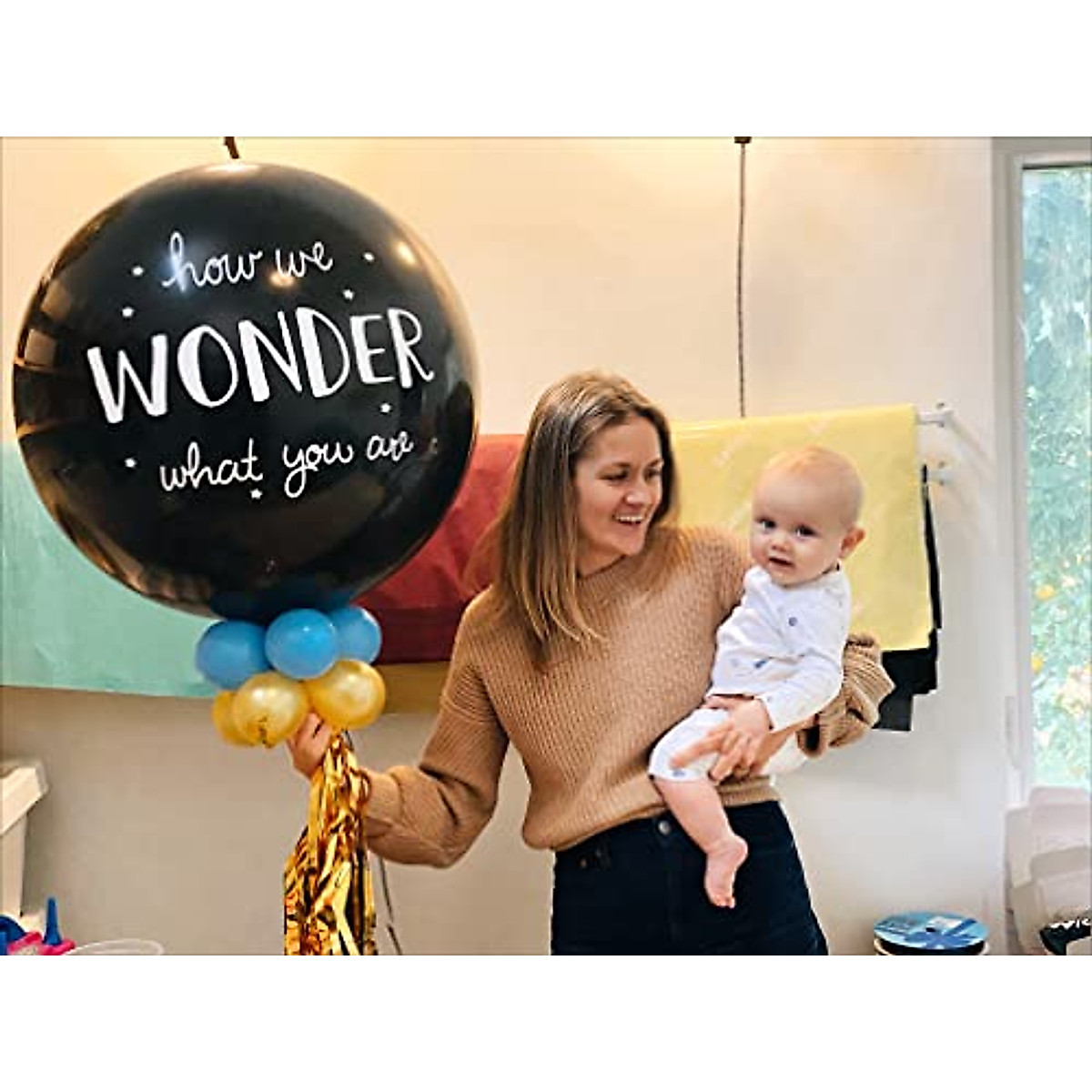 Gender Reveal Balloons (How We Wonder Deluxe Balloon)