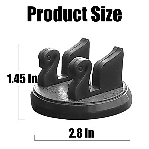 zipelo Dashboard Phone Holder, Car Cell Phone Mount, 360° Rotatable Auto Cradle, Swan Design Thickness Adjustable Cellphone Holder, Compatible with Most Smartphones and More