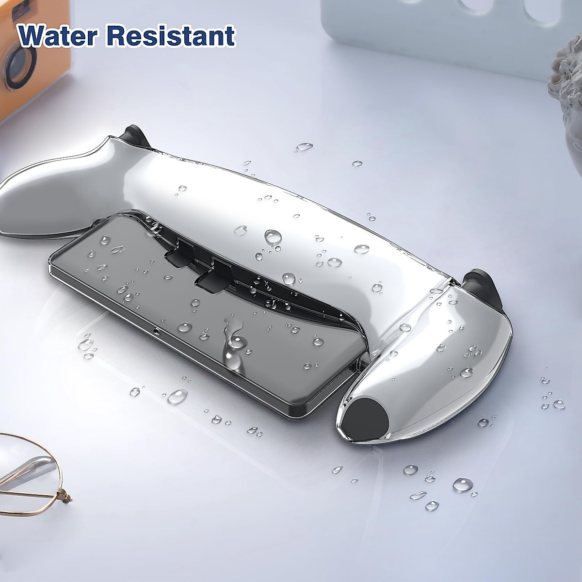 Fintie Case for PlayStation Portal - [Ultra Clear] Soft TPU Back Case, Anti-Scratch Protective Cover with Ergonomic Grip for PlayStation Portal Remote Player, Transparent