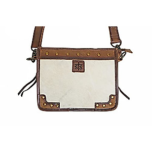 STS Ranchwear Women's Cowhide Mae Durable Leather Casual Crossbody Bag with Adjustable & Removable Strap