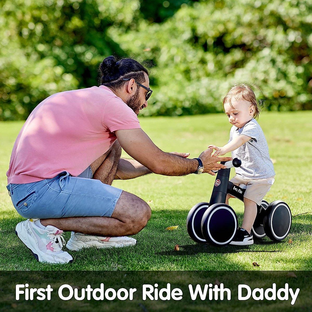 LOL-FUN Baby Balance Bike 1 Year Old, Toys for 1 Year Old Boy and Girl Gifts, Boy First Birthday Gift for One Year Old