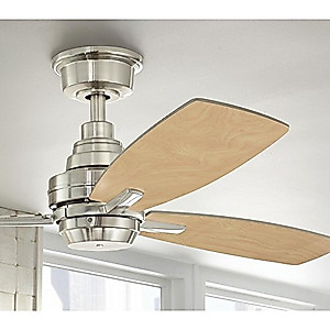 Home Decorators Collection Samson Park 52 in. Indoor Brushed Nickel Ceiling Fan with Remote Control
