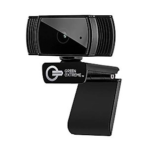 Green Extreme T200 HD Webcam with Microphone, 1080P HD Webcam 30FPS Widescreen Mode Streaming Computer Web Camera Hi-Speed USB Computer Camera for PC Laptop Desktop Video Calling (Each)