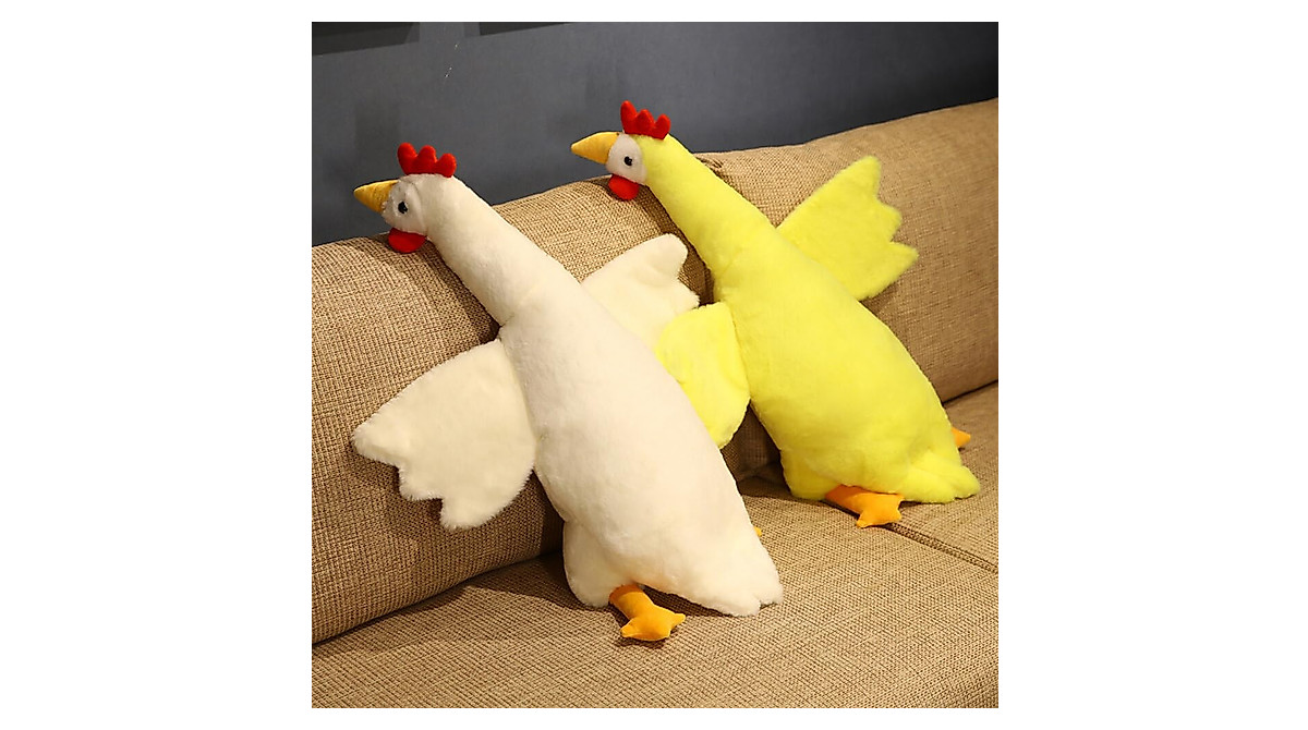Cuddly White Chicken Stuffed Animal Plush Toy – Perfect for Kids & Adults