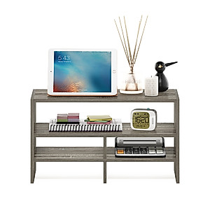 Furinno Hermite Desk Top Organizing Shelf Bookcase, French Oak