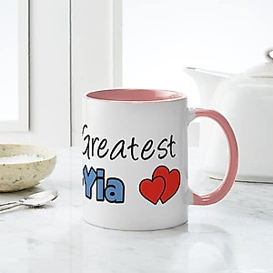 CafePress World's Greatest Yia Yia Mug Ceramic Coffee Mug, Tea Cup 11 oz