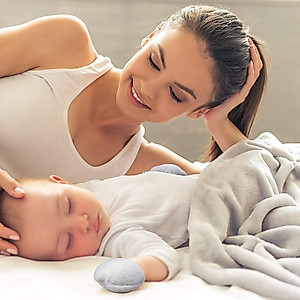 6 Pairs Newborn Baby Mittens No Scratch Infant Gloves Mitten for Baby 0-6 Months (White, Light Grey, Black, Medium Grey, Black Grey, Navy Blue)