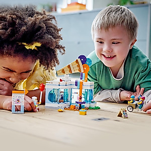 LEGO City Ice-Cream Shop 60363 Building Toy Set, Includes a Cargo Bike, 3 Minifigures and Lots of Fun Features and Accessories for Imaginative Role Play, Great Birthday Gift Idea for Kids