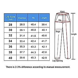 HUNGSON Men's Slim Fit Jeans 7 Pockets Stretch Skinny Denim Pencil Pants Nova Fashion