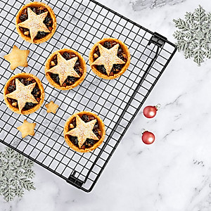 Upgraded Stackable Cooling Rack for Baking,3 Tier Jerky Rack Cooling Racks for Cooking and Baking,Cookie Cooling Rack Baking Racks,Drying Racks,Oven Safe,17”x 11”