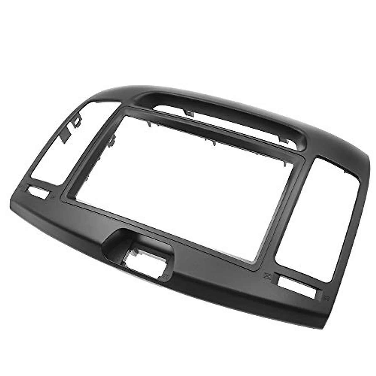 2 Din Car Radio Fascia Panel for HYUNDAI ELANTRA 2006-2011 Stereo Dashboard Frame Install Dash Trim Kits (Korean, Black, LHD)