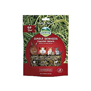 Oxbow (3 Pack) Simple Rewards Treats - Small Animals Timothy 1.4 oz