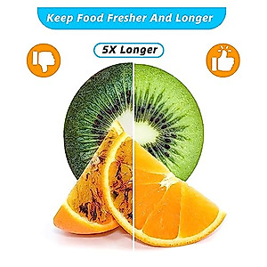 Electric Mason Jar Vacuum Sealer,10 PCS Sous Vide Bags,Handheld Mason Jar Vacuum Sealer,Cordless Vacuum Sealer Kit for Wide-Mouth & Regular-Mouth Mason Jars, for Food Storage and Fermentation