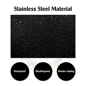 HUSSIO Deer Metal Wall Art With Lights, Metal Wall Hangings, Nature Wall Art, Wildlife Lover Gift Custom Metal Deer Family Art Indoor Outdoor Decor