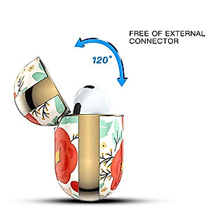 POCKT AirPods 3 Case Cover with Keychain Semi Soft Skin Cases for AirPod 3 Charging Case | Poppy