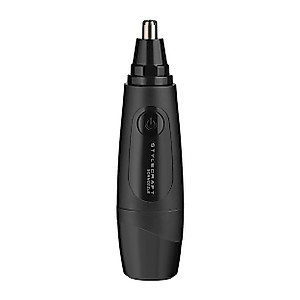 Stylecraft Schnozzle Cordless Nose and Ear Trimmer, Water Resistant, Portable, LED Light, Matte Black