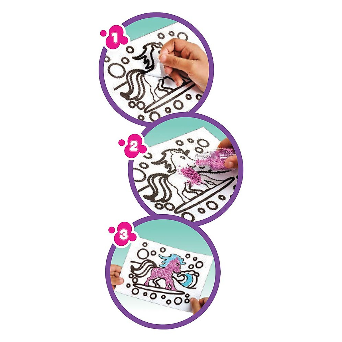 Crayola Unicorn Creatures Sprinkle Art, Craft for Girls & Boys, Gift, Age 5+