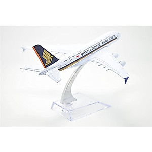 TANG DYNASTY(TM 1:400 16cm A380 Singapore Airlines Metal Airplane Model Plane Toy Plane Model