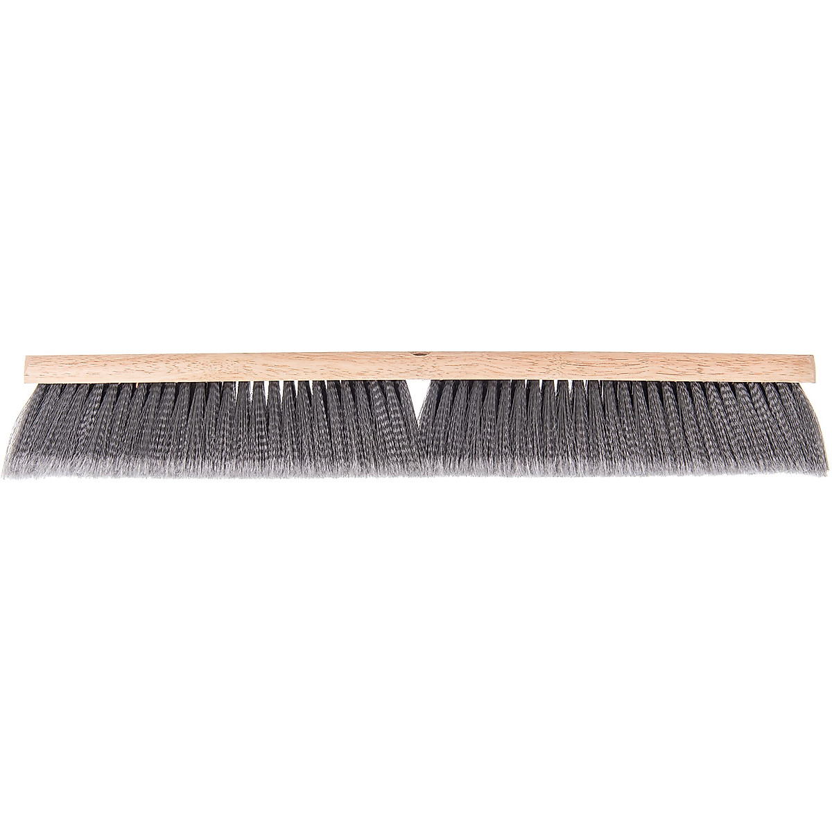 SPARTA 4501423 Flo-Pac Flagged Fine Floor Sweep, Polypropylene Bristles, 24" Block Size, 3" Bristle Trim, Gray