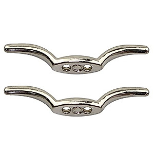 MEETOOT 4pcs Blind Accessories Hooks, Zinc Alloy Blind Cord Cleat Winder Rope Cleat Hook for Home Office Window Blinds and Flagpoles, Boats, Awnings, Tarpaulins