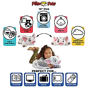 Pillow Pets Disney Moana Stuffed Animal Plush Pillow Pet 16", Pua , White