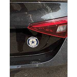 Dallas Cowboys NFL Metal 3D Team Emblem by FANMATS – All Weather Decal for Indoor/Outdoor Use - Easy Peel & Stick Installation on Vehicle, Cooler, Locker, Tool Chest – Unique Gift for Football Fan