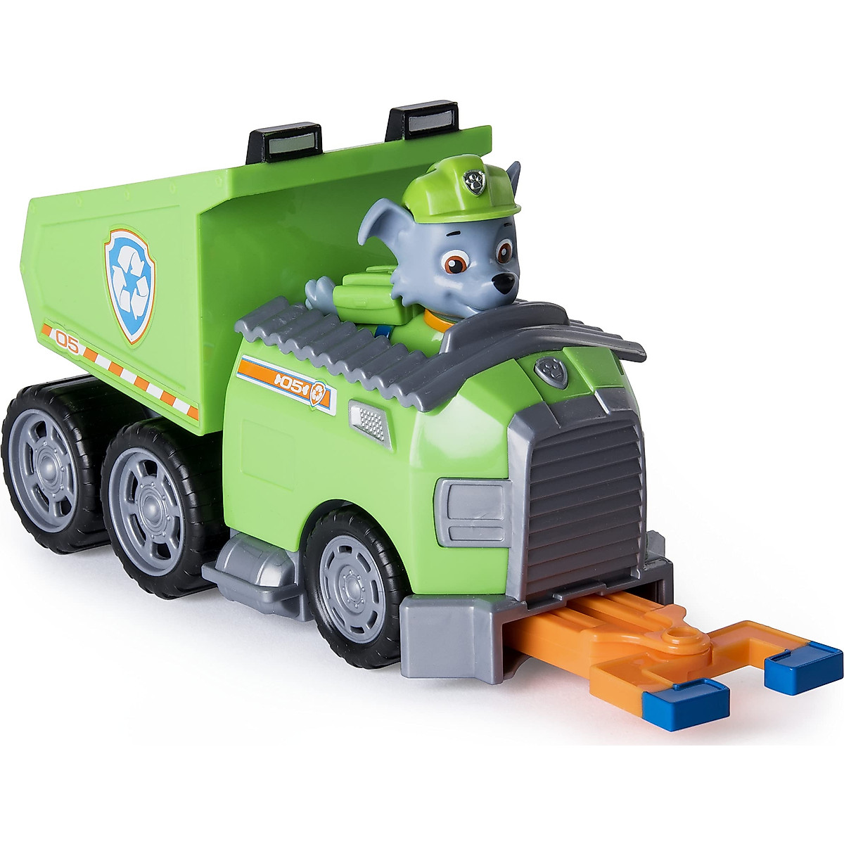 Paw Patrol – Rocky’s Recycle Dump Truck Vehicle with Rocky Figure