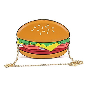 LUI SUI Girls Cupcake Crossbody Handbag Popcorn Hamburger Purse Small Purse Women Cellphone Shoulder Bag
