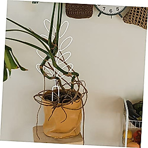 SECFOU 2pcs Plant Climbing Frame Outdoor Planter Stand Flower Plant Rose Trellises Metal Plant Climbing Trellis Small Trellis Garden Trellis Gardening Tool Vine Climbing Support Rack Mini