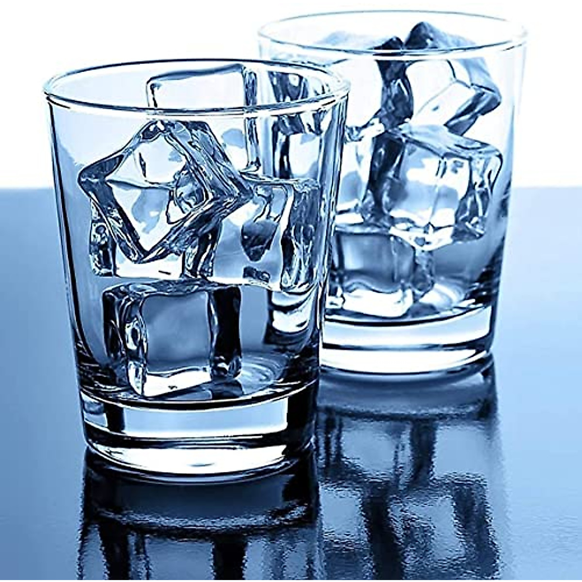 Clear Fake Ice Cubes, 100 PCS 1.0" Plastic Ice Cubes Acrylic Clear Ice Rock Diamond Crystals Square Fake Ice Cubes Display for Home Decoration Wedding Centerpiece Vase Fillers by DomeStar