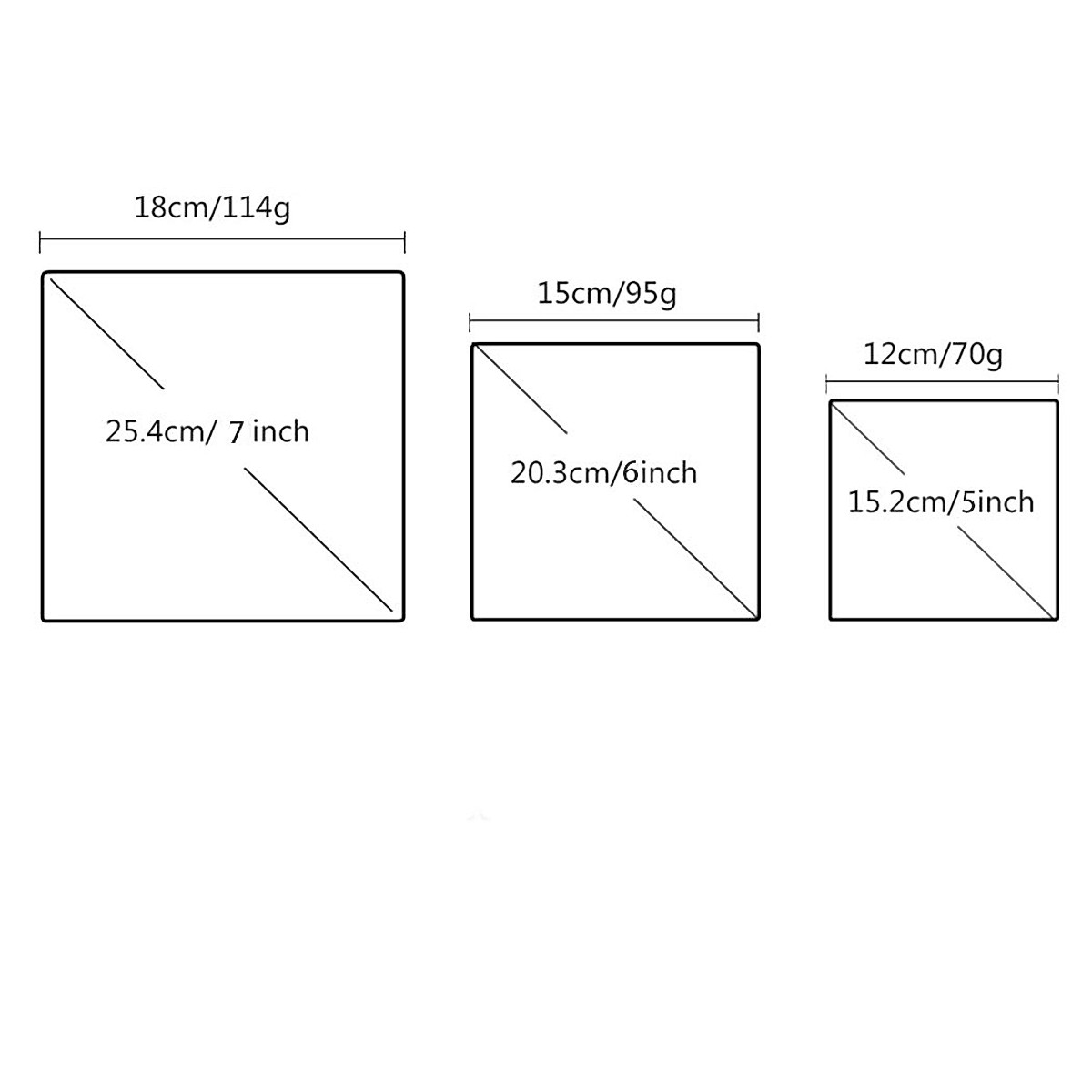 LI-GELISI Stainless Steel Pastry Rings 5/6/7:inch Cake Mousse Ring Set