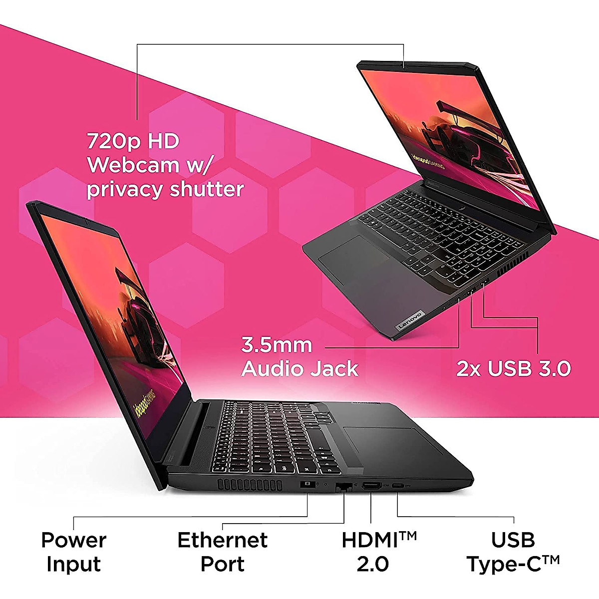 2022 Lenovo IdeaPad 3 Gaming Laptop 15.6" 120Hz, NVIDIA GeForce RTX 3050 Ti 4GB GDDR6, 6-core AMD Ryzen 5-5600H(up to 4.2GHz), 16GB RAM 512GB SSD, Windows 11 (32GB RAM | 1TB PCIe SSD)