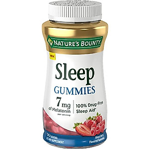 Nature's Bounty 7 mg Melatonin Gummies, Mixed Berry, 90 Count