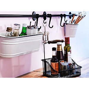 Ikea Steel Hooks 402.019.02, 2.75 Inch, Pack of 5, Black