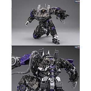 YOLOPARK Transformers Toys Shockwave PLAMO,Bumblebee The Movie,Highly Articulated 11.8 Inch No Converting Transformers Action Figures,Collectible Toys for Boys and Girls Ages 15 Year Old and Up