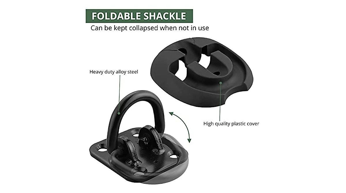 EYPINS Heavy Duty Security Ground Anchor for Bike Locking