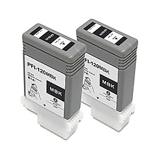 PFI120 MBK Pigment Compatible with Canon PFI120 Ink Cartridge Replacement for Canon TM-300 IPF TM-200 IPF TM-205 IPF IPF TM-305 (1 Pack, 130ML)