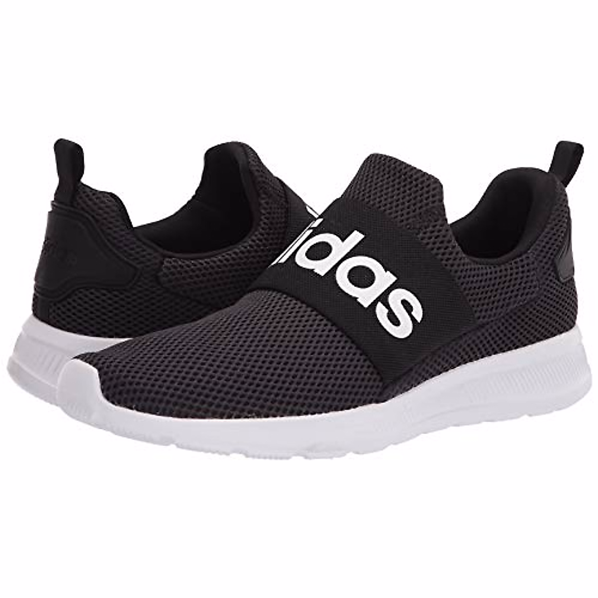 adidas mens Lite Racer Adapt 4.0 Running Shoes, Black/White/Black, 10.5 US (packaging may vary)