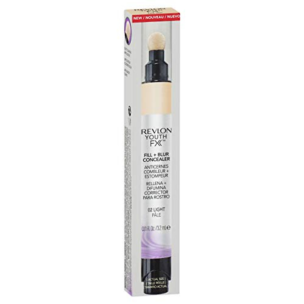 Revlon Youth Fx Fill + Blur Concealer, Light, 0.11 Fluid Ounce