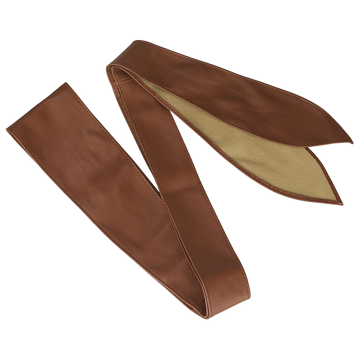 Allegra K Womens Wrap Around Obi Belts Wide Waist Band Belt for Dresses 65-72cm/25.59-28.35" Brown