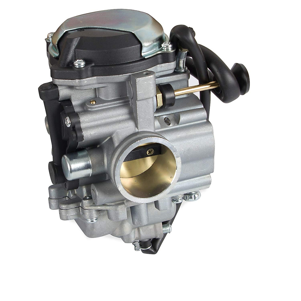 RANSOTO YFM250 Carburetor with Filter Replace Part 4XE-14140-13-00 Compatible with 1999-2004 Yamaha Bear Tracker 250 Yfm250X Yfm250XH Yfm250XM & More ATV Carb