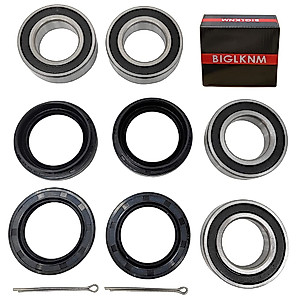 BIGLKNM Yamaha Rhino 450 Front and Rear Wheel Bearing Seals Kit for YXR450F 2006-2009 Rhino 660 YXR660F 2004-2007 Rhino 700 YXR700F 2008-2013