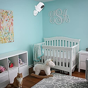 Adjustable Baby Monitor Wall Mount for Vtech VM901 and VM919HD, Perfect View Angle and Easy Installation Without Drilling