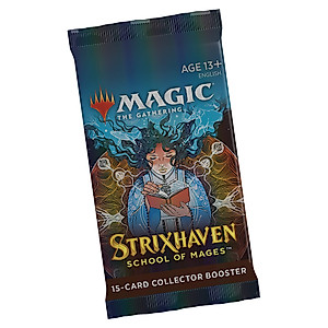Magic: The Gathering Strixhaven Collector Booster Pack | 15 Magic Cards, Blue
