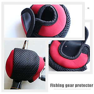 Gatuida Fishing Reel Bag Fishing Supply Fishing Reel Case Breathable Fishing Reel Pouch Line Spooling Machine Portable Fishing Reel Protector Water Proof Fishing Line Neoprene